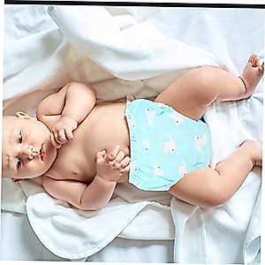 Healeved 6 Pcs Baby Training Pants Toddler Training Pants Newborn Baby Diapers New Born Diapers for Baby Washable Swim Diapers Newborn Swim Swimmers Training Diapers Pants Diaper for Baby