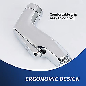 Sink Sprayer Attachment for Faucet Universal Kitchen Replacement Kitchen Faucet Side Sprayer Head, Pull Out Spray Head, Universal Fit Sink Spray Head, Chrome