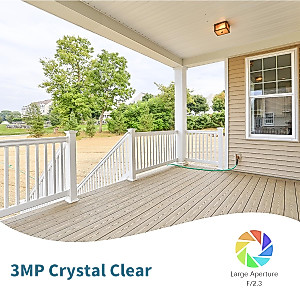 Wireless Security Camera System, Home Video Surveillance,3.0MP Cameras for 24/7 Indoor Outdoor Recording (4Cams)