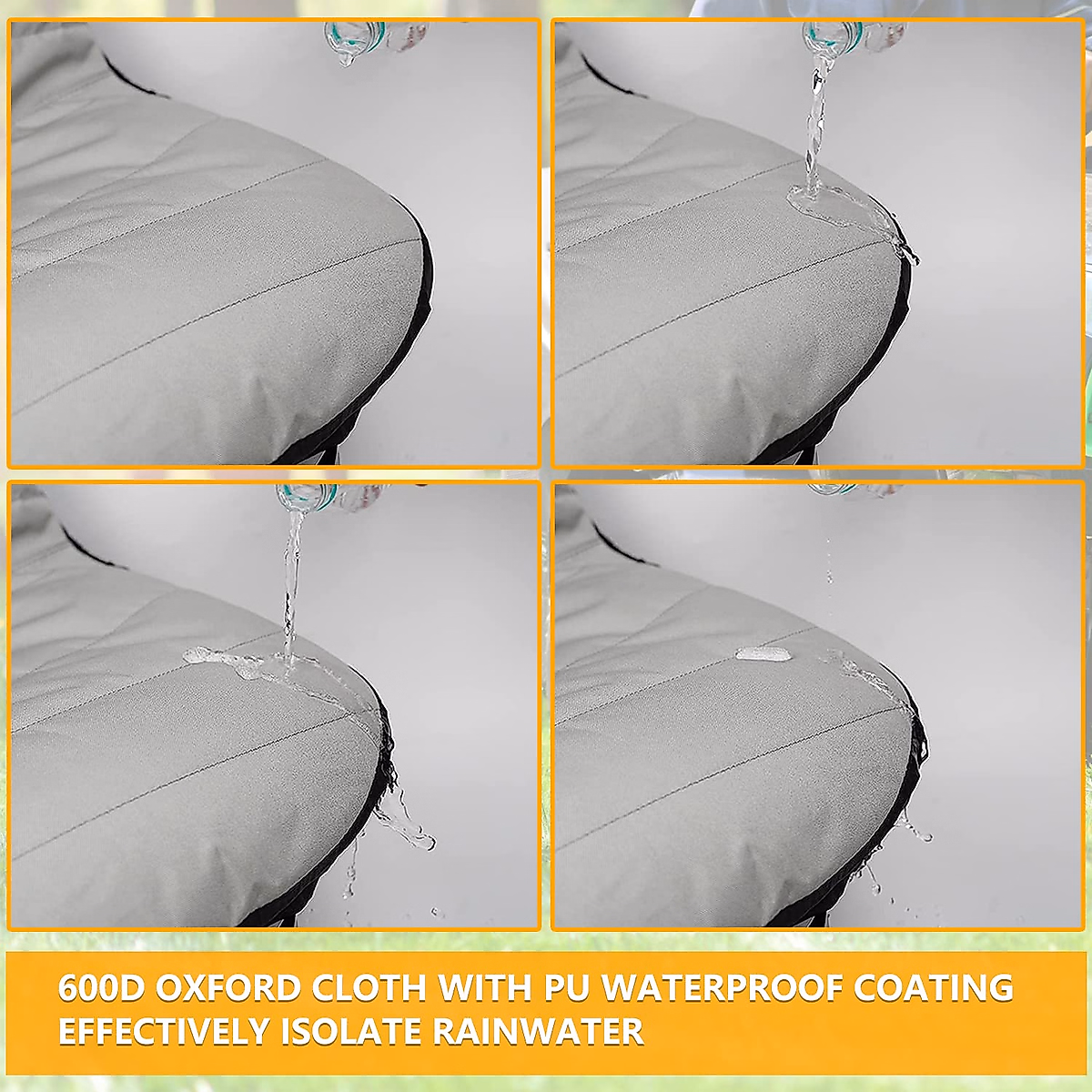 TICSEA Riding Lawn Mower Seat Cover,Waterproof Tractor Seat Cover fits Tractor Seat Backrests 13.5" - 16.5" H Without Armrests, Approx 18”W