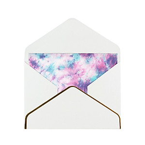 PAILON Tie dye Thank You Cards With Envelopes, Blank Greeting Note Cards With Envelopes Blank Inside, Funny Birthday Cards For Women Men, Thank You Card For Wedding Business,Graduation