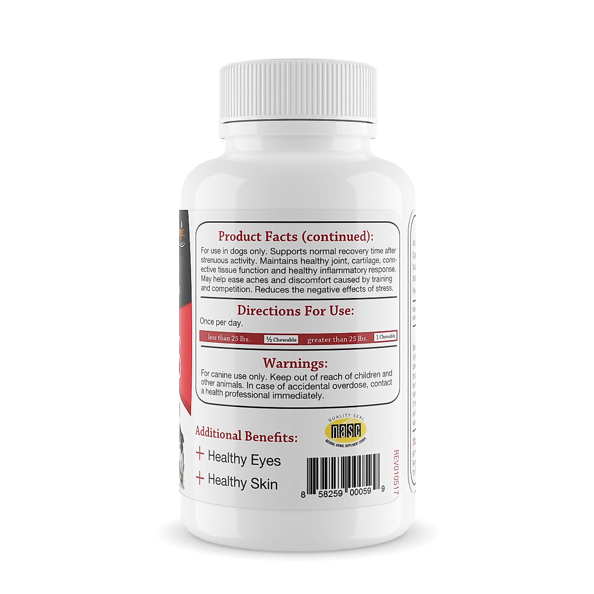 Hyalogic Pro Advanced HyaFlex for Dogs – Amazing Joint Support Supplement for Your Buddy – 30 Beef Flavored Wafers - Dog Joint Supplement w/Hyaluronic Acid, Glucosamine, MSM & Cynatine (30 Tablets)