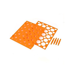 Preamer Plastic Test Tube Rack Holder for 10ML/15ML/50ML Conical Test Tubes