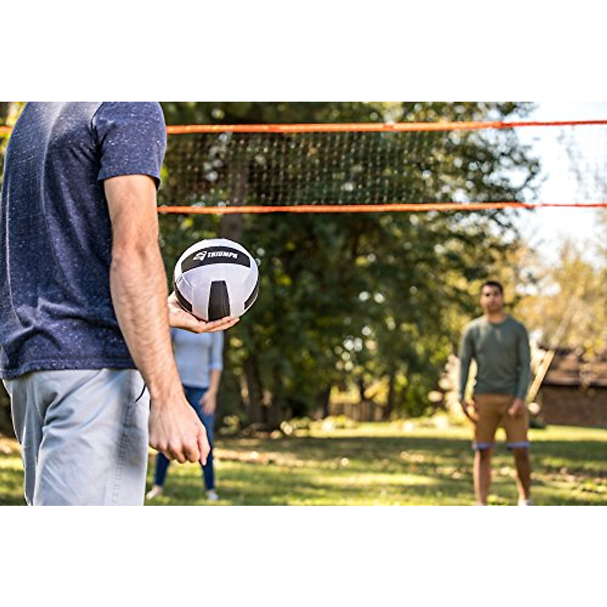 Triumph Sports unisex adult Advanced badminton sets, Triumph Advanced Volleyball/Badminton Set, One Size US