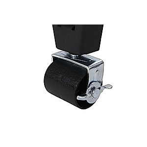 Kings Brand Furniture 7-Leg Adjustable Metal Bed Frame with Center Support Rug Rollers and Locking Wheels for Queen/Full/Full XL/Twin/Twin XL Beds