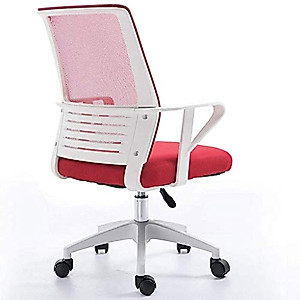 BZLSFHZ Ergonomic Office Desk Chair Mesh Swivel Computer Task Chair Mid Back Computer Chair Home Chair Student Chair Writing Chair Office Chair (Color : A)