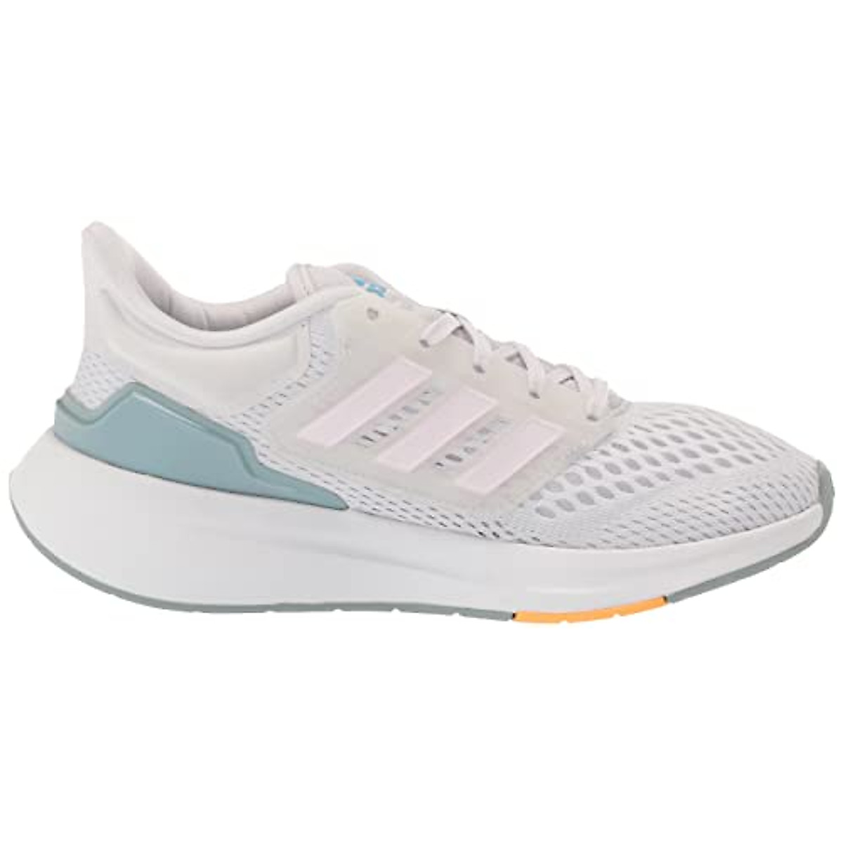 adidas Women's EQ21 Running Shoe, Dash Grey/Almost Pink/Acid Red, 6