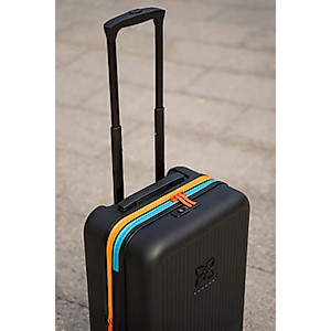 Sherpani Meridian, 22 Inch Expandable Hardshell Carry-On, Lightweight 22" Rolling Hardside Travel Luggage for Women, Stylish & Durable Suitcase (Chromatic)