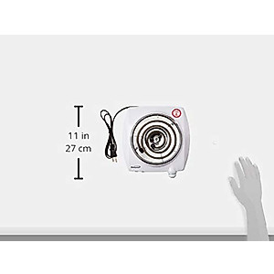 Brentwood TS-322 1000w Single Electric Burner, White