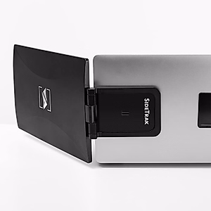 SideTrak Swivel Triple 14" Patented Attachable Portable Monitor - FHD TFT Laptop Triple Screen with Kickstand, for Mac, PC, and Chromebook, Fits All Laptops, Powered by USB or Mini HDMI Port (Triple)