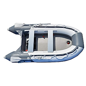 BRIS 10.8 ft Inflatable Boat Inflatable Dinghy Yacht Tender Raft with Air-Deck Floor