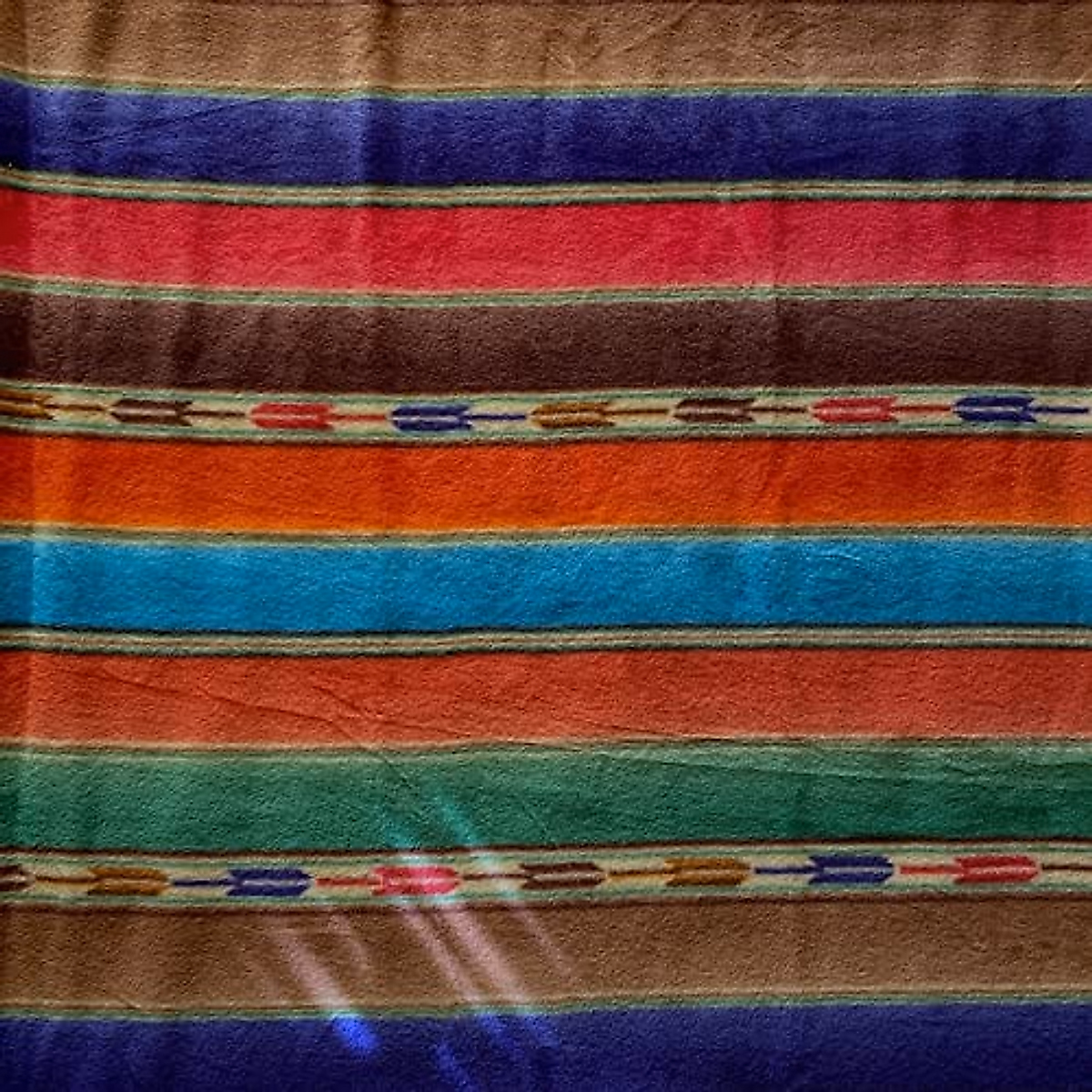 Spirit Arrow Anti-Pill No-Sew Throw Fleece Fabric Kit (50x60)