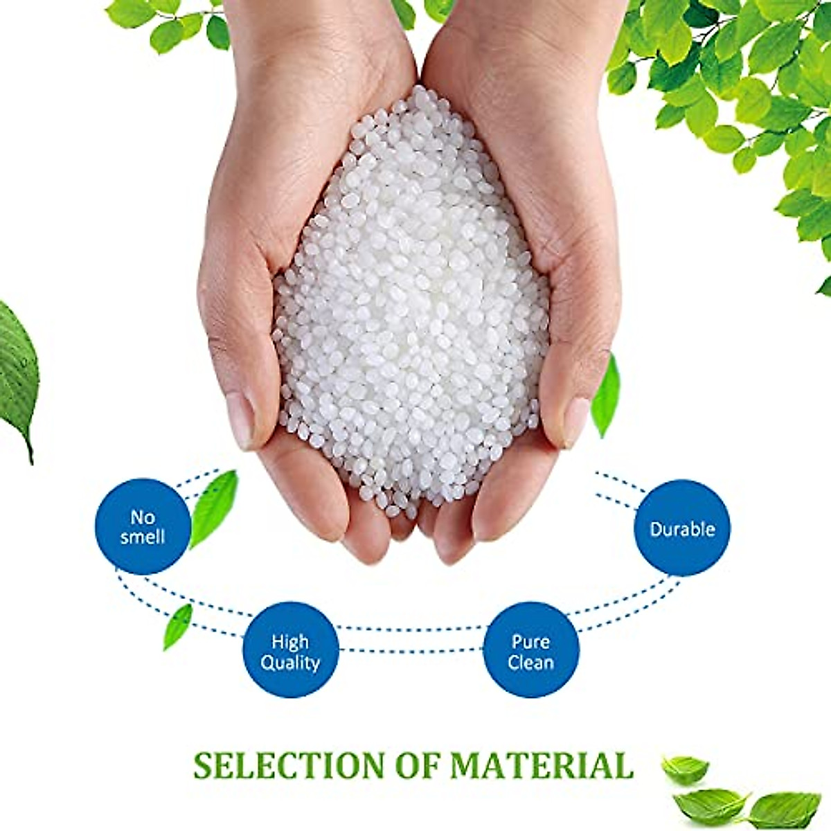 2.5 Gallon 220pcs Strong Drawstring Trash Bags Garbage Bags by Teivio, Bathroom Trash Can Bin Liners, Small Plastic Bags for Home Office Kitchen, White