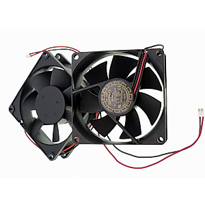 LEYEYDOJX New Power Supply Chassis Cooling Fan for YaLnFAN D80SH-12 8025 Size:80 * 80 * 25mm DC12V 0.18A 2-Wire 2-Pin
