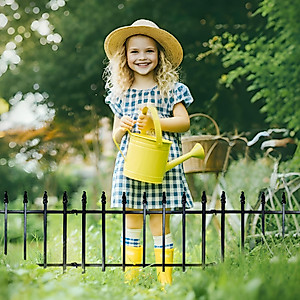 ARIFARO Decorative Metal Garden Fence 18" high x 22" Wide 5 Pack, Animal Barrier for Dog Pet, Border Garden Fencing for Outdoor Patio Lawn Yard Flower Bed