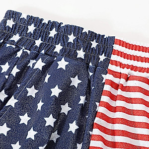 American Flag Shorts Women Sparkle Shiny Hot Pants Dance Yoga Disco Clothes