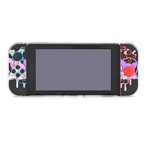 Kuromi Case for Nintendo Switch,Protective Case Cover for Switch and Joy Con Controller,Switch with Shock-Absorption and Anti-Scratch Design(Kuromi)