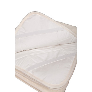 Luxury & Warm ! Reversible Mattress Topper/Pads, 100% Merino Wool Underblanket (King 79" x 79")