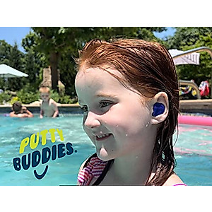 PUTTY BUDDIES Original Swimming Earplugs 3-Pair Pack (Purple/Teal/Magenta)