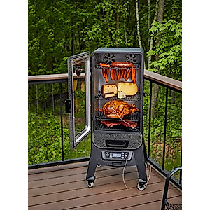 Pit Boss 3 Series Digital Electric Vertical Smoker in Silver Hammertone