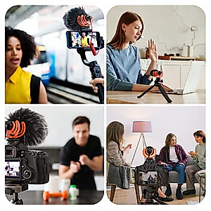 Camera Microphone, Shotgun Microphone Professional Super Cardioid Video Microphone with 10ft Extension Cable, Perfect for iPhone, Android Smartphones, Canon EOS, Nikon DSLR Cameras and Camcorders