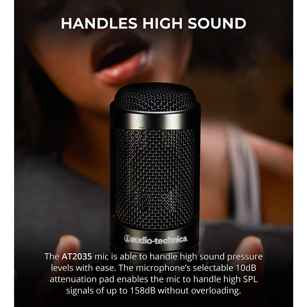 blucoil Audio Technica AT2035 Cardioid Condenser Microphone Perfect for Studio, Podcasting & Streaming, XLR Output Bundle Boom Arm Plus Pop Filter, and 2-Pack of 10-FT Balanced XLR Cables