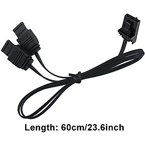Airgoo 3pin Adapter Cable, Only for Corsair Lighting Node Pro & Corsair Commander Core XT Controller's 3pin RGB Connector, Convert to 5V 3pin ARGB Connector (5V,Data,N/A,GND), Controller not Included