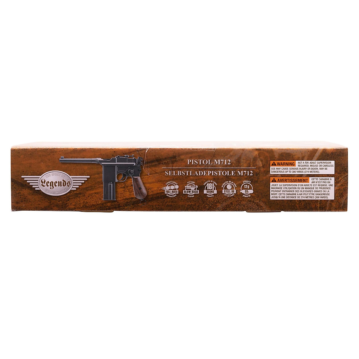 Umarex Legends M712 Blowback Automatic .177 Caliber BB Gun Air Pistol, Multi