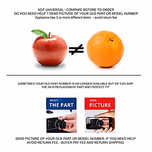 GLOB PRO SOLUTIONS AP3965492 AH1526419 EAP1526419 PD00000914 CKD2818 Water Dispenser Actuator compatible with Electrolux, Frigidaire, Kenmore White Westinghouse