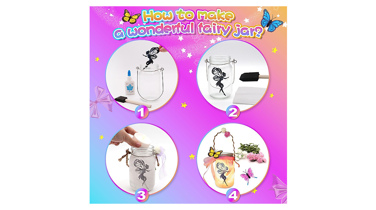 Alritz Fairy Lantern Craft Kit - Creative Fun for Kids