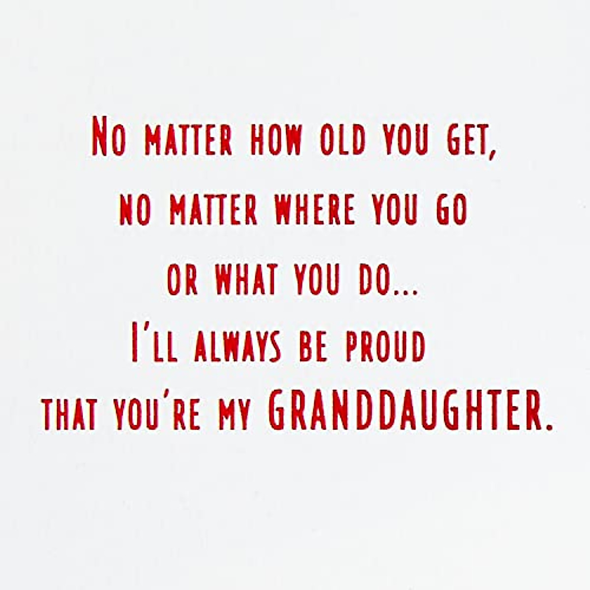 Hallmark Christmas Card for Granddaughter (Snowy City)