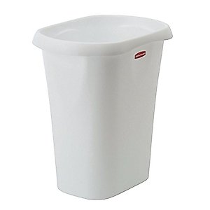 Rubbermaid 3 gal. White Open Top Wastebasket