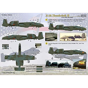 Print Scale 48-073 - 1/48 Decal for A-10 Thunderbolt Ii Part 2
