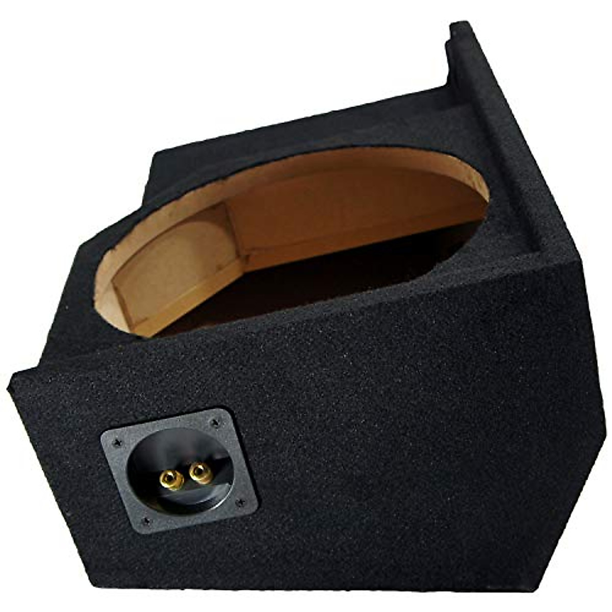 Compatible with Chevy C/K Silverado or GMC Sierra Full Size Extended Cab Truck 1988-1998 Single 12" Subwoofer Sub Box Speaker Enclosure
