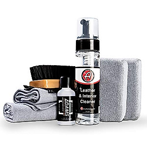 Adam's UV Leather & Vinyl Interior Ceramic Coating - Ceramic Nano Glass Coating for Hard Interior Surfaces | Ultimate Protection for Your Leather, Vinyl, Plastics, Dashboard, More (UV Complete Kit)