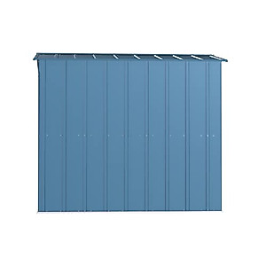 Arrow Classic Steel Storage Shed, 6x7, Blue Grey