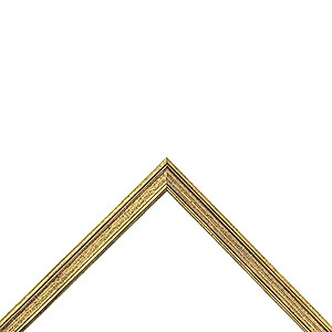 Museum Collection Piccadilly Artist Vintage Picture Frames - 9x12 Gold - Single Frame for 1/2" Canvas, Paper and Panels, Museum Quality Wooden Antique Frame, Does not Include Glass or Backing