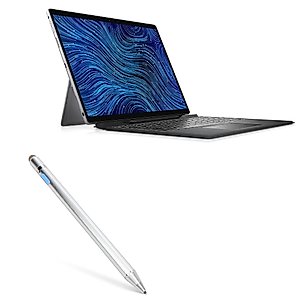 BoxWave Stylus Pen Compatible with Dell Latitude 7320 2-in-1 - AccuPoint Active Stylus, Electronic Stylus with Ultra Fine Tip for Dell Latitude 7320 2-in-1 - Metallic Silver