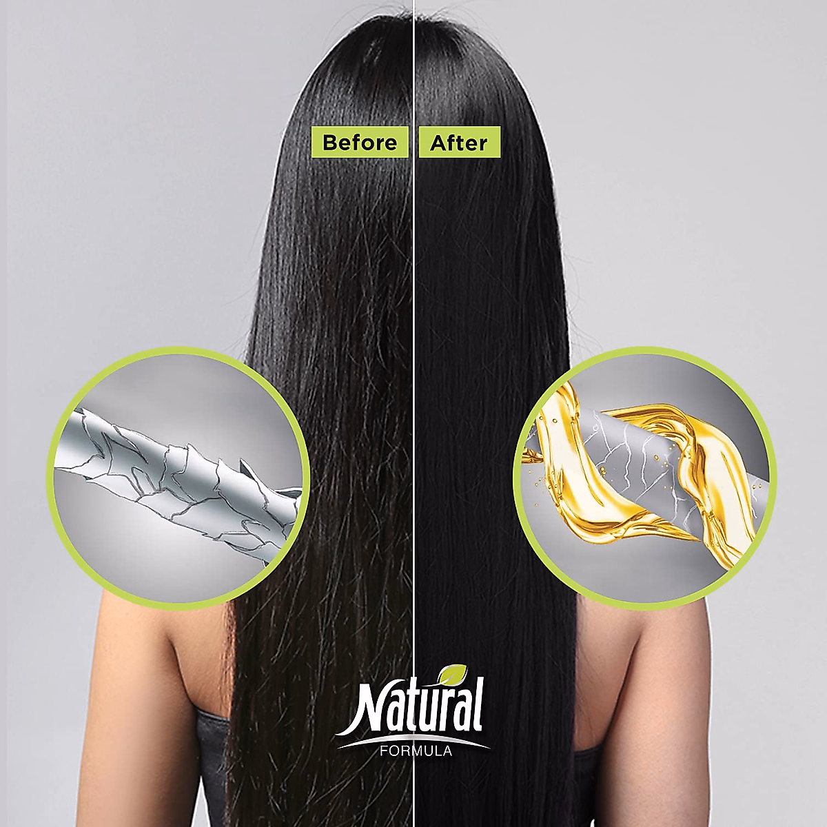 Natural FORMULA Keratin Intense Conditioner and Hair Mask Set Hair Repair Treatment