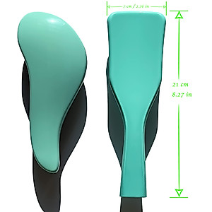WYNK Hair Brush Detangler for Adults & Kids，Detangling Comb Hair Styling Tools & Appliances for Natural/Wavy/Curly/Coily/Wet/Dry/Oil/Thick/Straight/Long Hair (2 Pack, Tender Green&Pink)