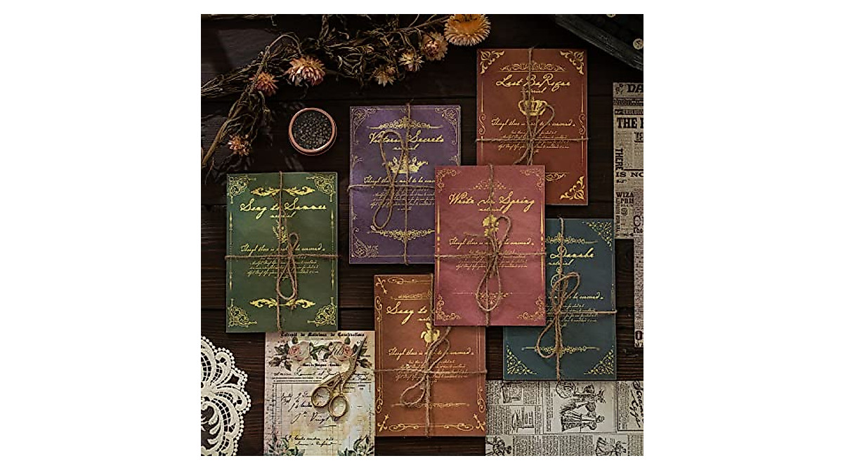 Vintage Scrapbook Paper Set - 180 Sheets for Journaling & Decor