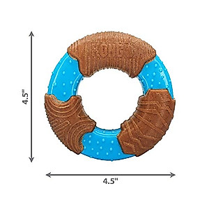 KONG - CoreStrength Bamboo Ring - Long Lasting Dog Dental and Chew Toy - for Medium/Large Dogs
