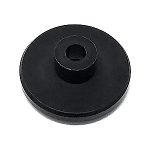 Vintage Forge Black Round String Retainer Guide Tree for Fender Precision Jazz Style Bass Guitars and Others with Screw BSR40-BLK