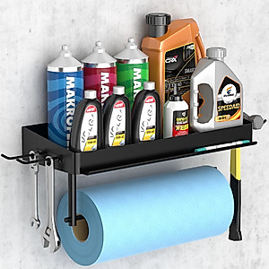 Taozun Under Cabinet Paper Towel Holder - Self Adhesive Paper Towel Rack for Kitchen, SUS304 Stainless Steel