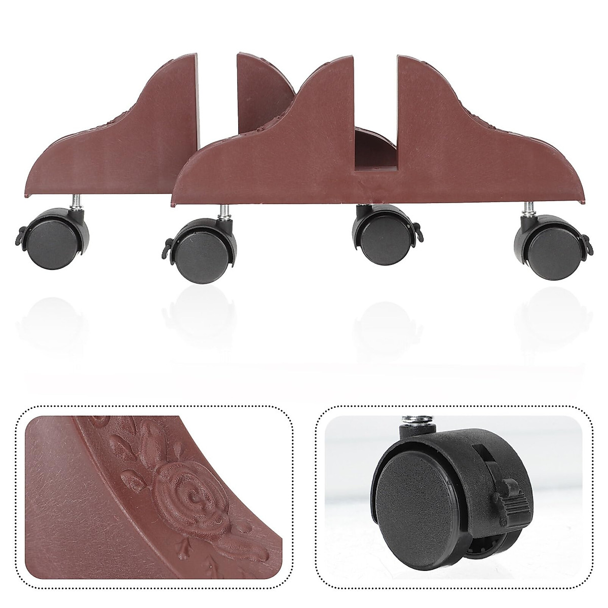 2pcs Screen Base Household Divider Bracket Divider Base Room Partition Support Bases Divider Stand Home Accessory Partition Holders Divider Accessory Wear-resistant Screen Feet