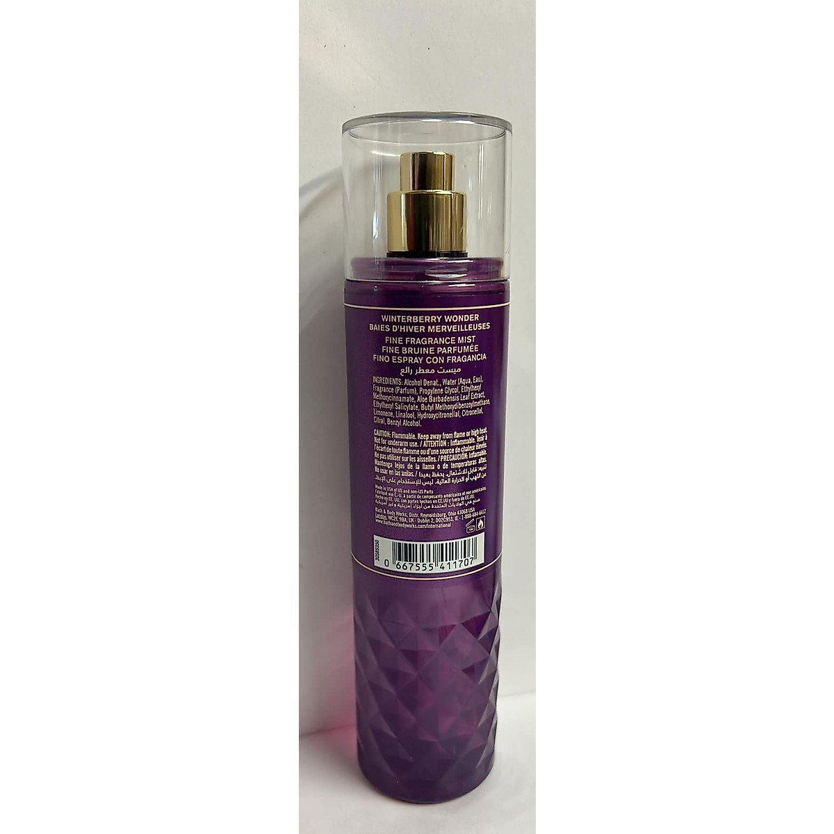 Bath & Body Works Winter Berry Wonder Fine Fragrance Mist, 8 Fl Oz