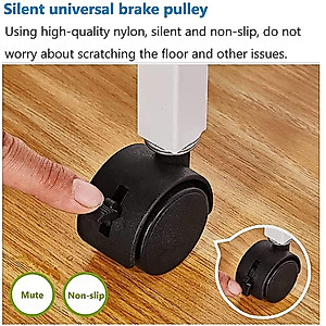 4 Panel Medical Privacy Partition with Wheels, Folding and Rolling Room Divider for Doctor Office Beauty Salon Clinic Hospital Ward (Color : Pink)