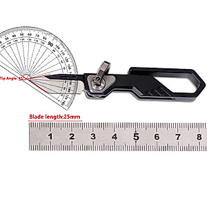 WANERSEN Mini Pocket Knife, Black