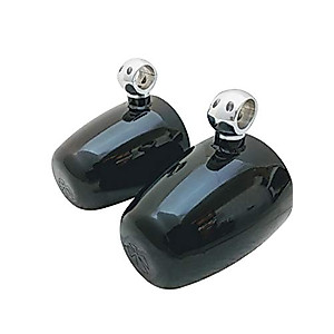 Krypt 8" Aluminum Wakeboard Tower Speaker Enclosure for JL 880, PM282,TS-MR2040, NK1-120L, XS-808, SW808, Revo-8, Audio Stereo for ATV, UTV, Quad, Jeep, Boat, Tubing Clamp 1.25-3 inch (Black)