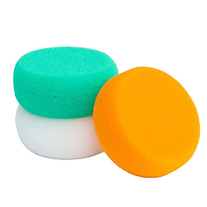 Blue Turtle – 3 Pack Donut Shape Multipurpose Sponges – Multifunction Scrub Sponge for Use on a Variety of Surfaces– Sponges for Cleaning Remove Tough Stains, Grease, Residue